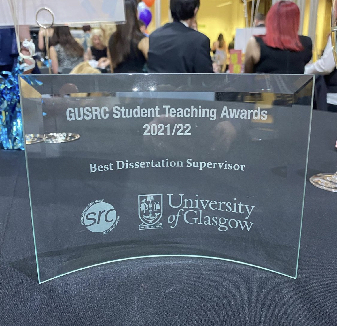 Best Dissertation Supervisor of the Year, 2022 | Welcome to our Lab!